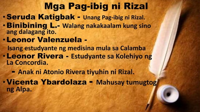Ang Buhay ni Rizal: Kabanata 5 | PPTX
