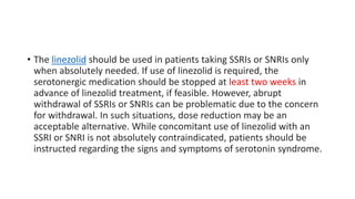 update on linezolid and Tedizolid antibiotic .pptx