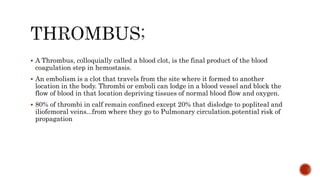 Pulmonary embolism | PPTX