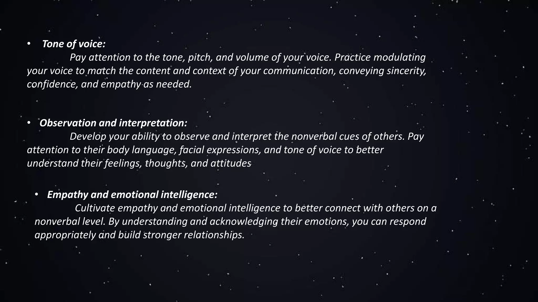 Non verbal Communication | PPTX