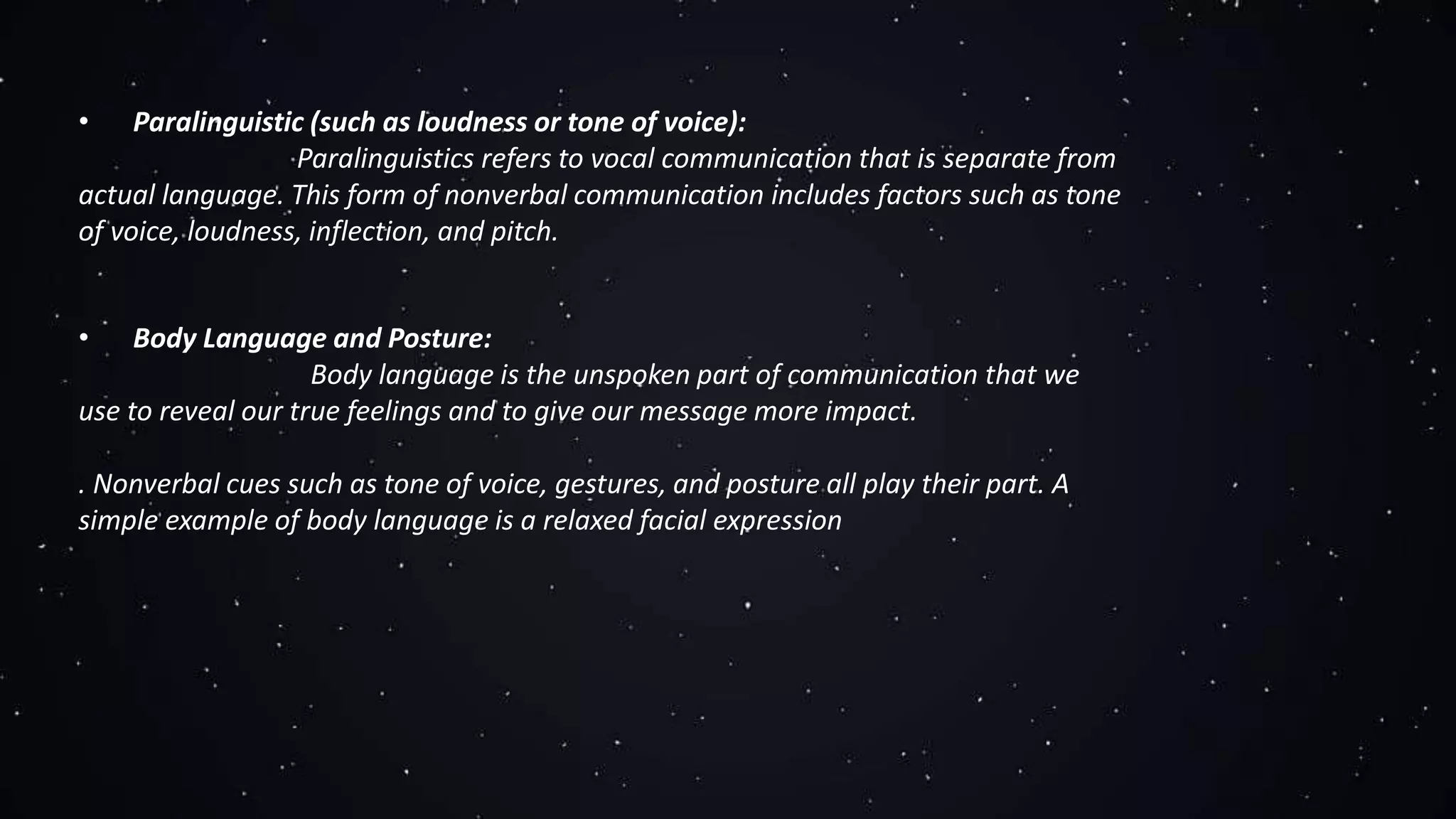 Non verbal Communication | PPTX