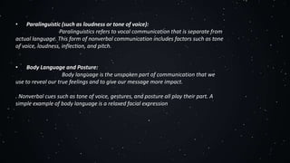 Non verbal Communication | PPTX
