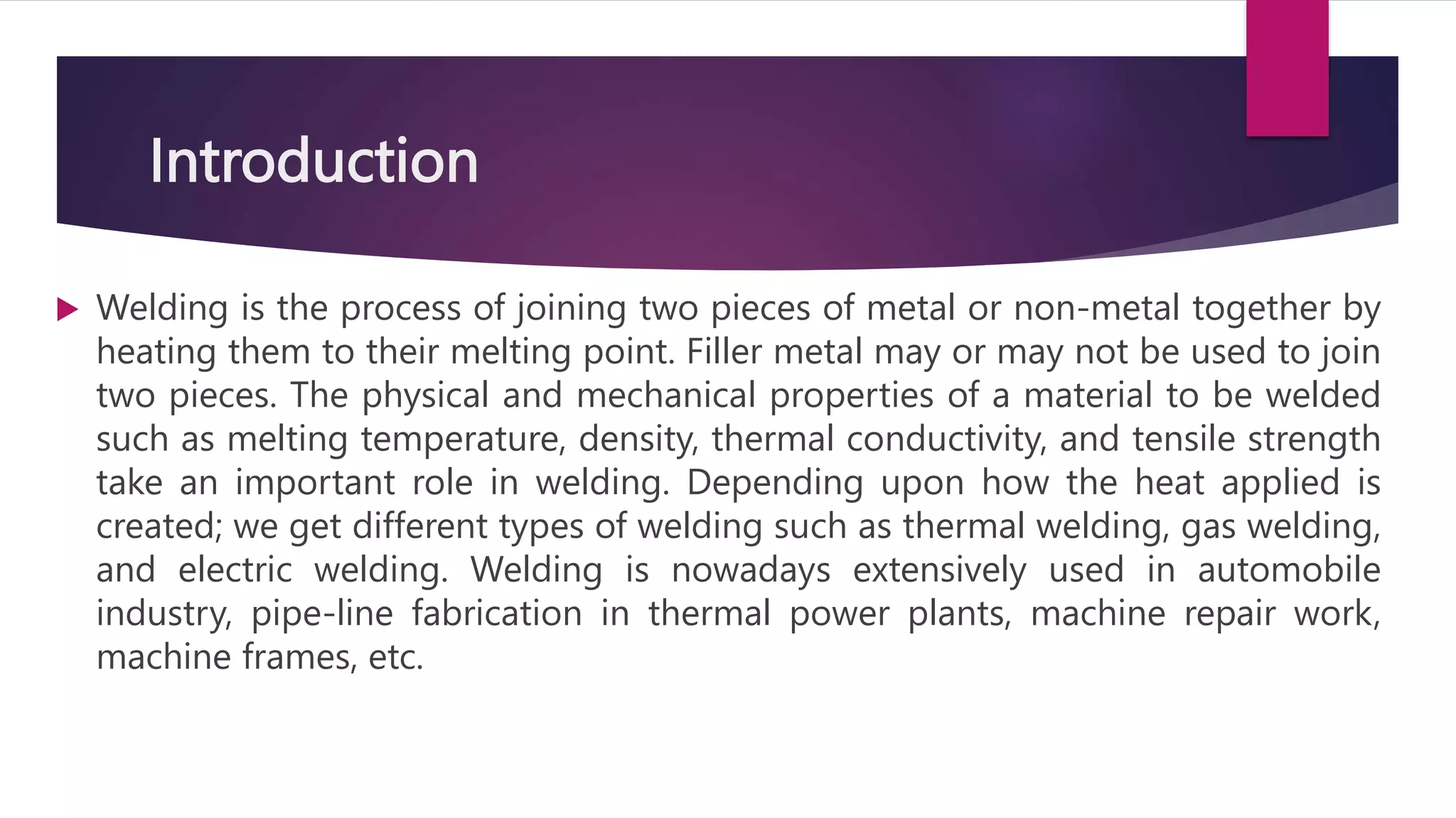 Electric Welding | PPTX