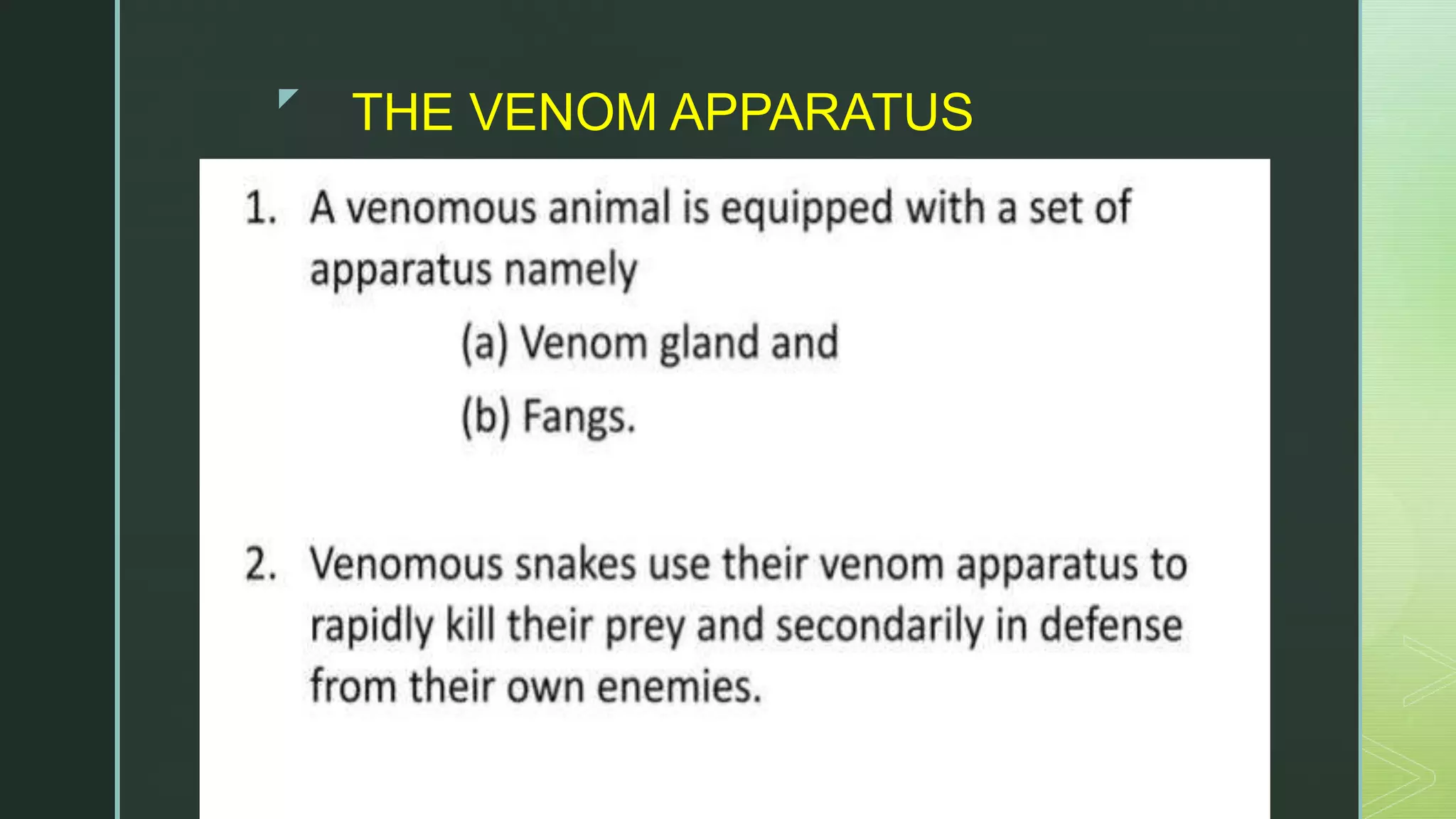 Snake venom and antivenom | PPTX