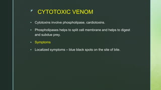 Snake venom and antivenom | PPTX