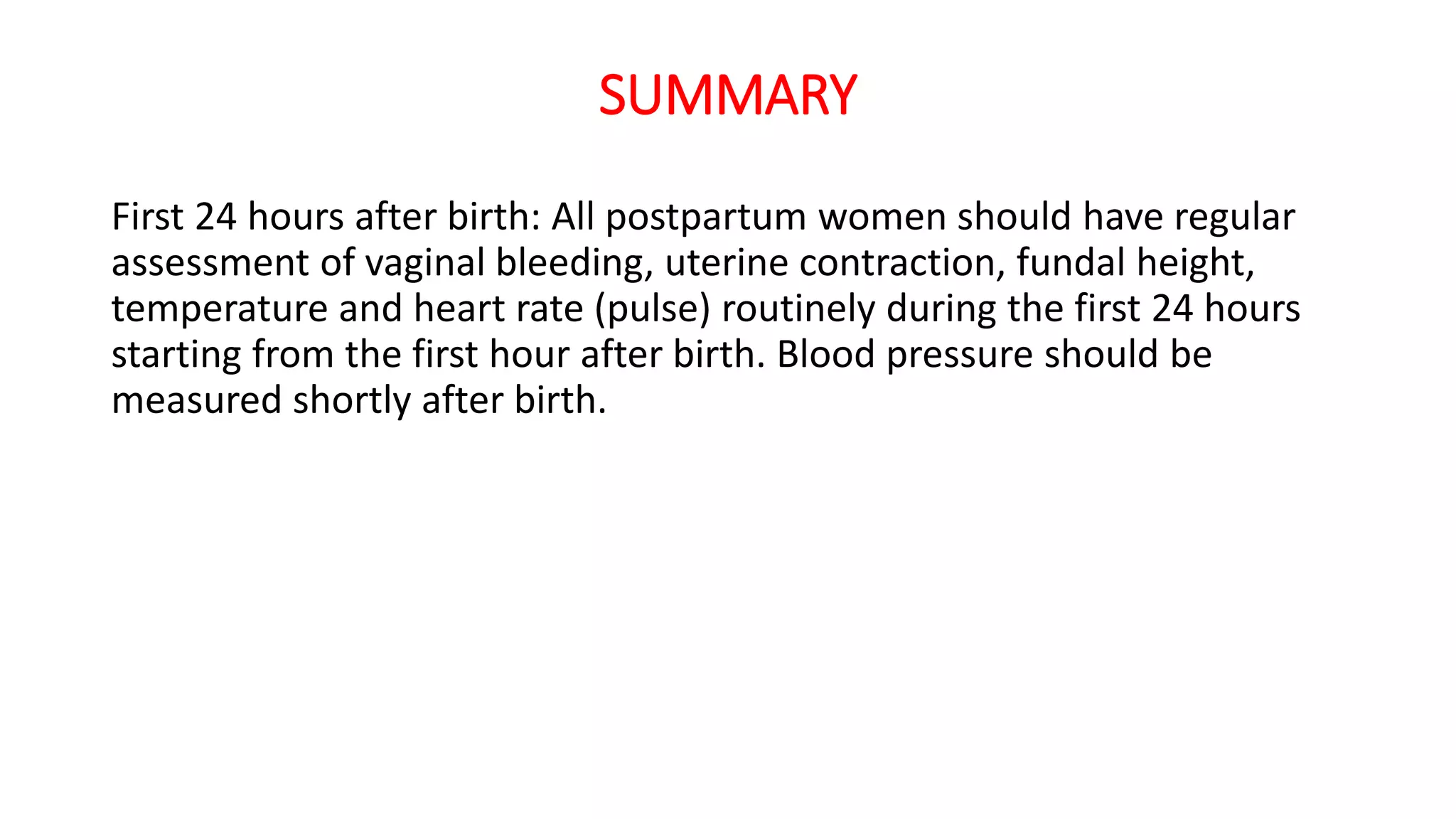 Postnatal Examination | Postnatal Assessment | PPTX