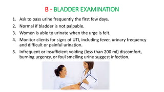 Postnatal Examination | Postnatal Assessment | PPTX