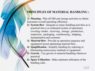 MATERIAL HANDLING AND TRANSPORTATION | PPTX