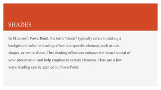 SLIDES ON HOW TO ALIGN TEXT, INDENT PARAGRAPS, BORDERS, AND SHADES IN ...