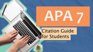 APA 7 Citation Guide for Students | PPT