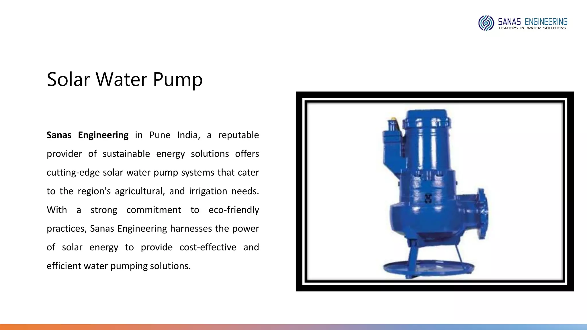 Solar Water Pump | PPTX