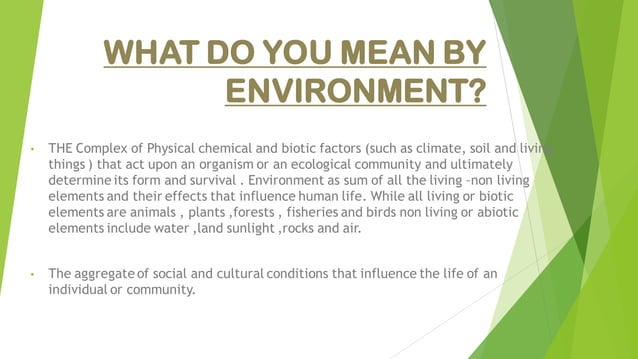 Environment protection and awareness | PDF