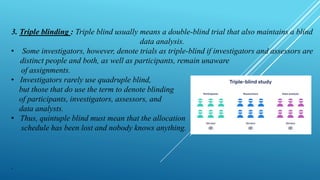 Significance of blinding techniques in clinical research | PPTX ...