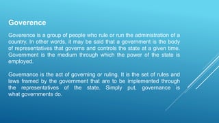 Governance | PPTX