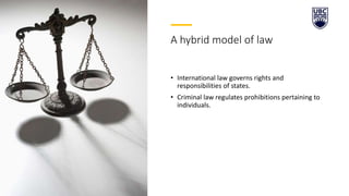 Introduction to International Criminal Law | PPTX