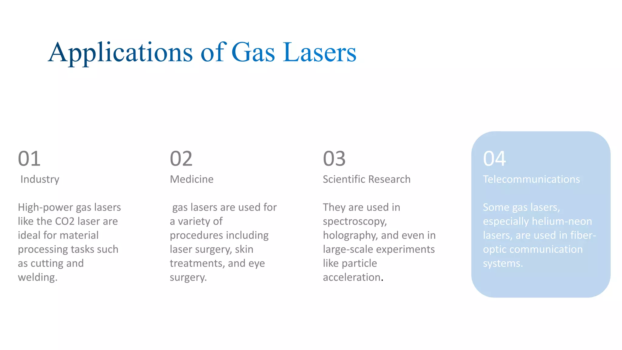 Gas Laser | PPTX