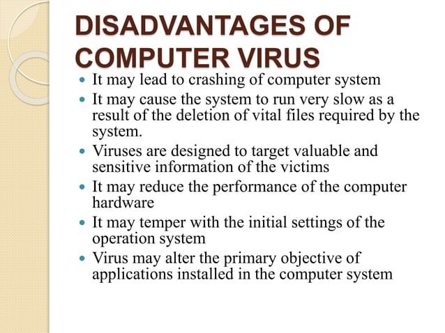 COMPUTER VIRUS.pptx | Antivirus Software | Computer Software and ...