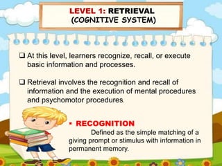 Kendall's and Marzano's New Taxonomy ppt | PPTX