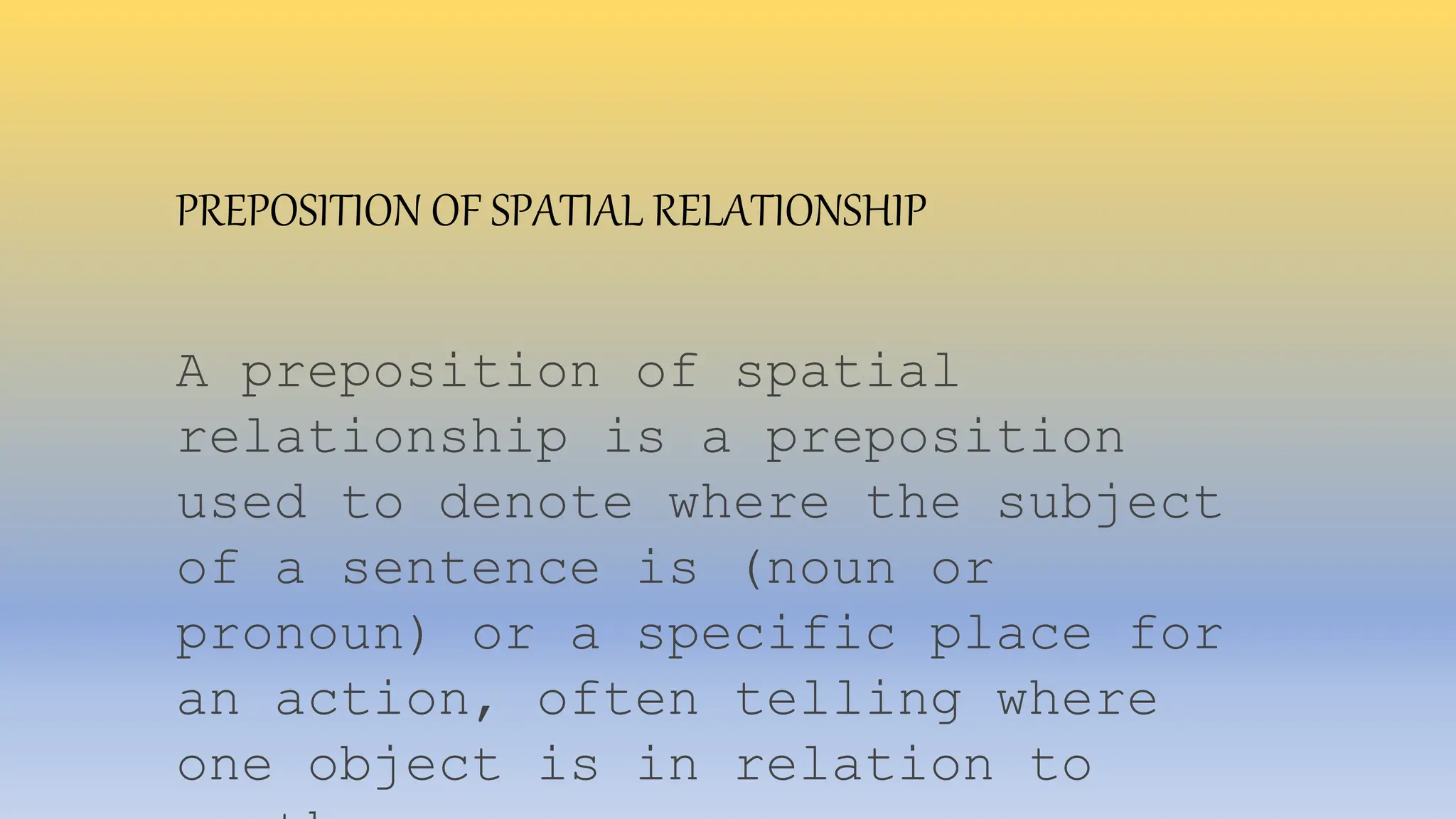 ppt presentation preposition | PPTX