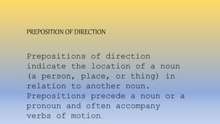 ppt presentation preposition | PPTX