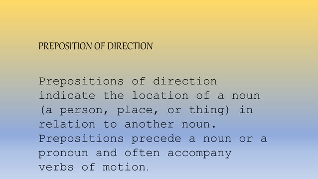 ppt presentation preposition | PPTX
