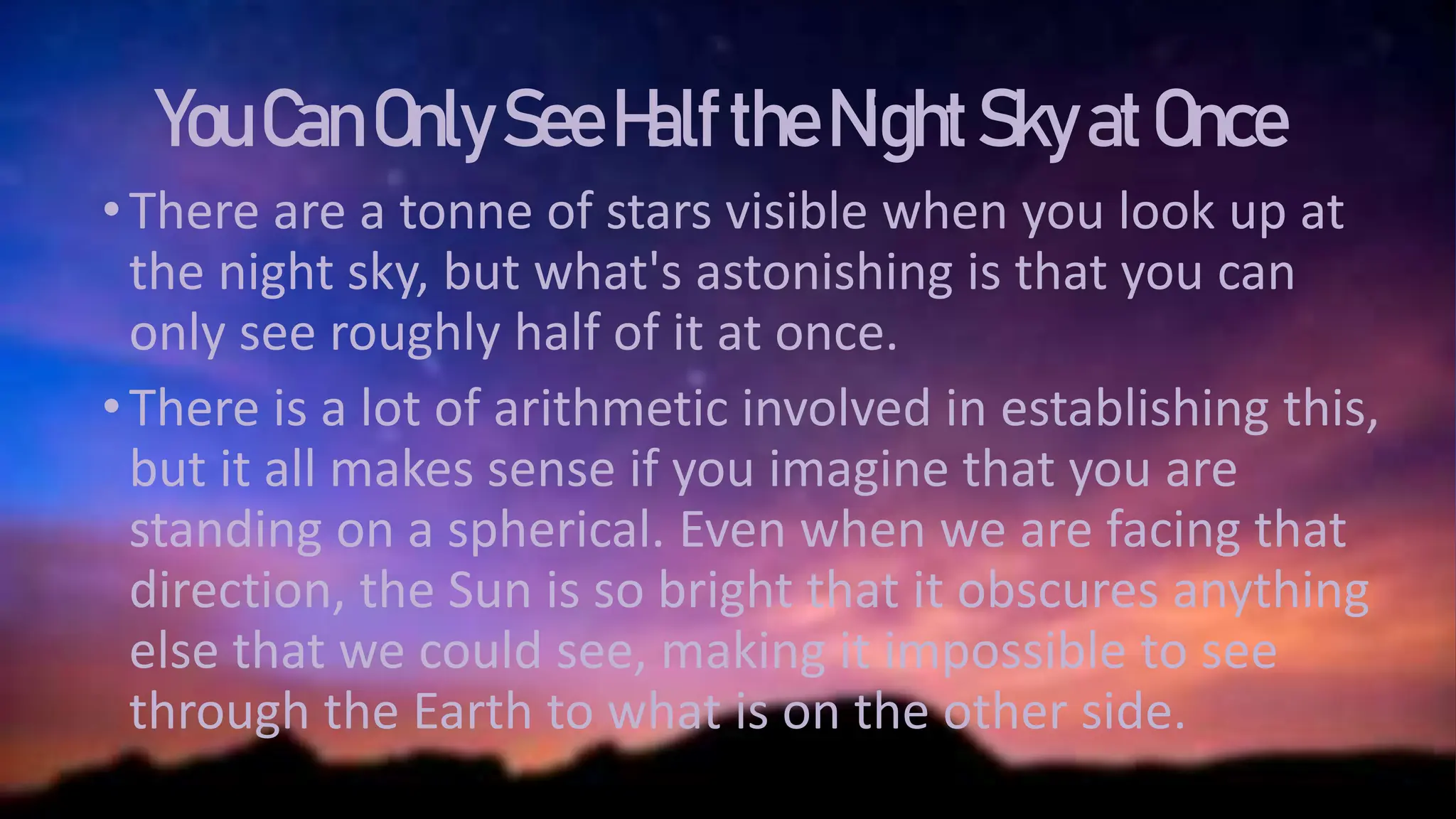 7 Interesting Facts about the Sky | PPTX | Space and Astronomy | Science