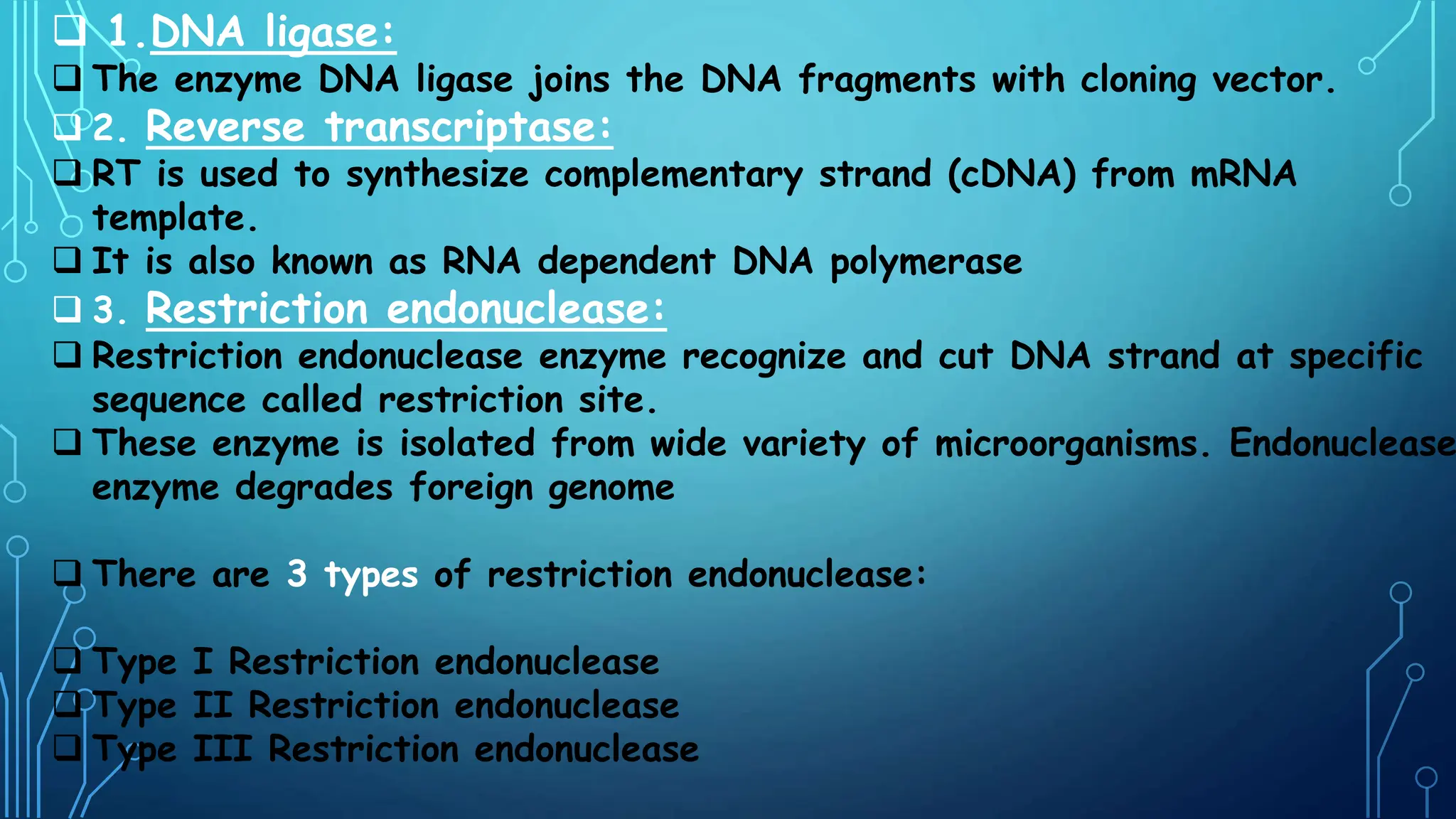 Principles of rDna technology | PPSX