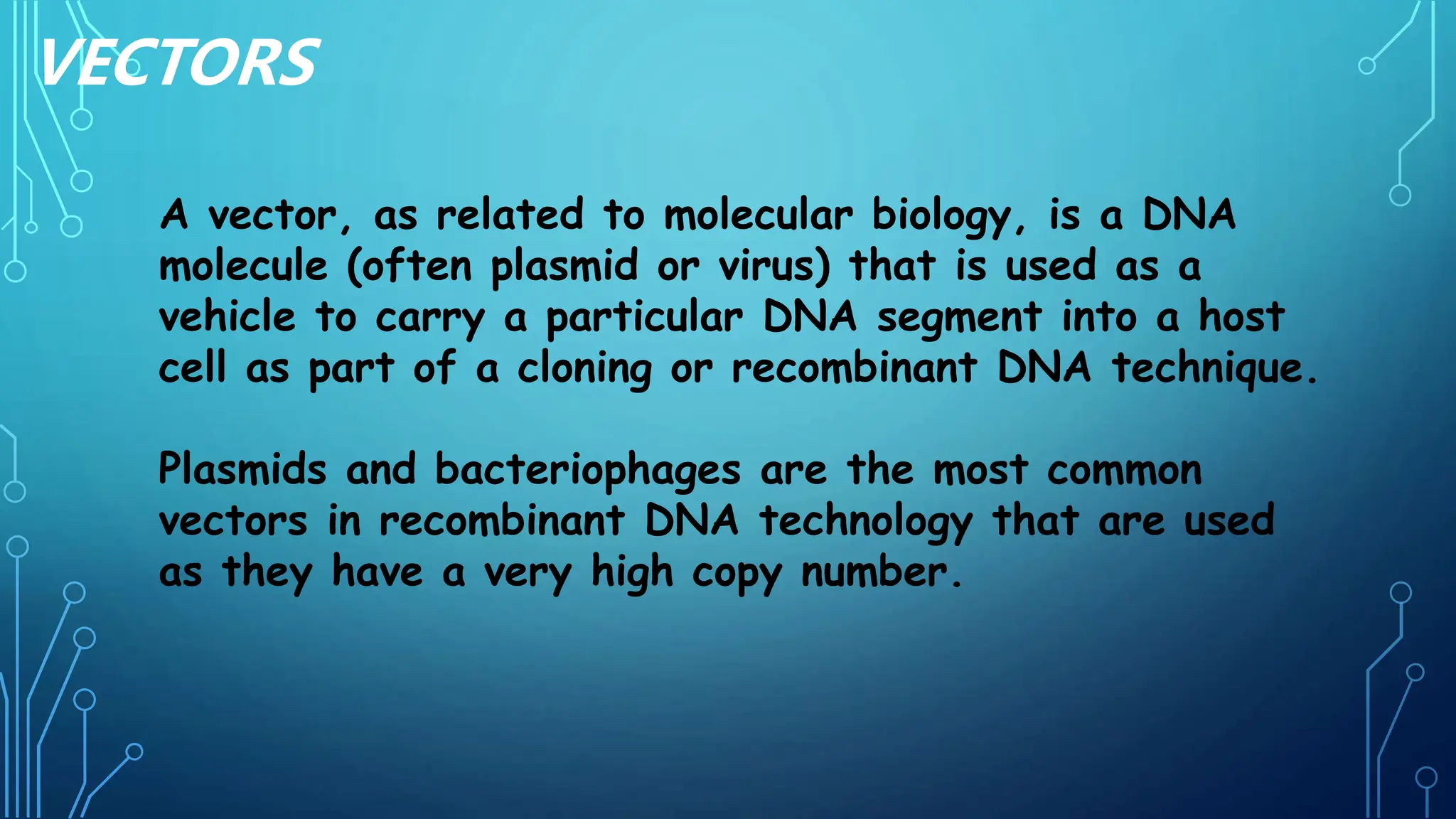 Principles of rDna technology | PPSX