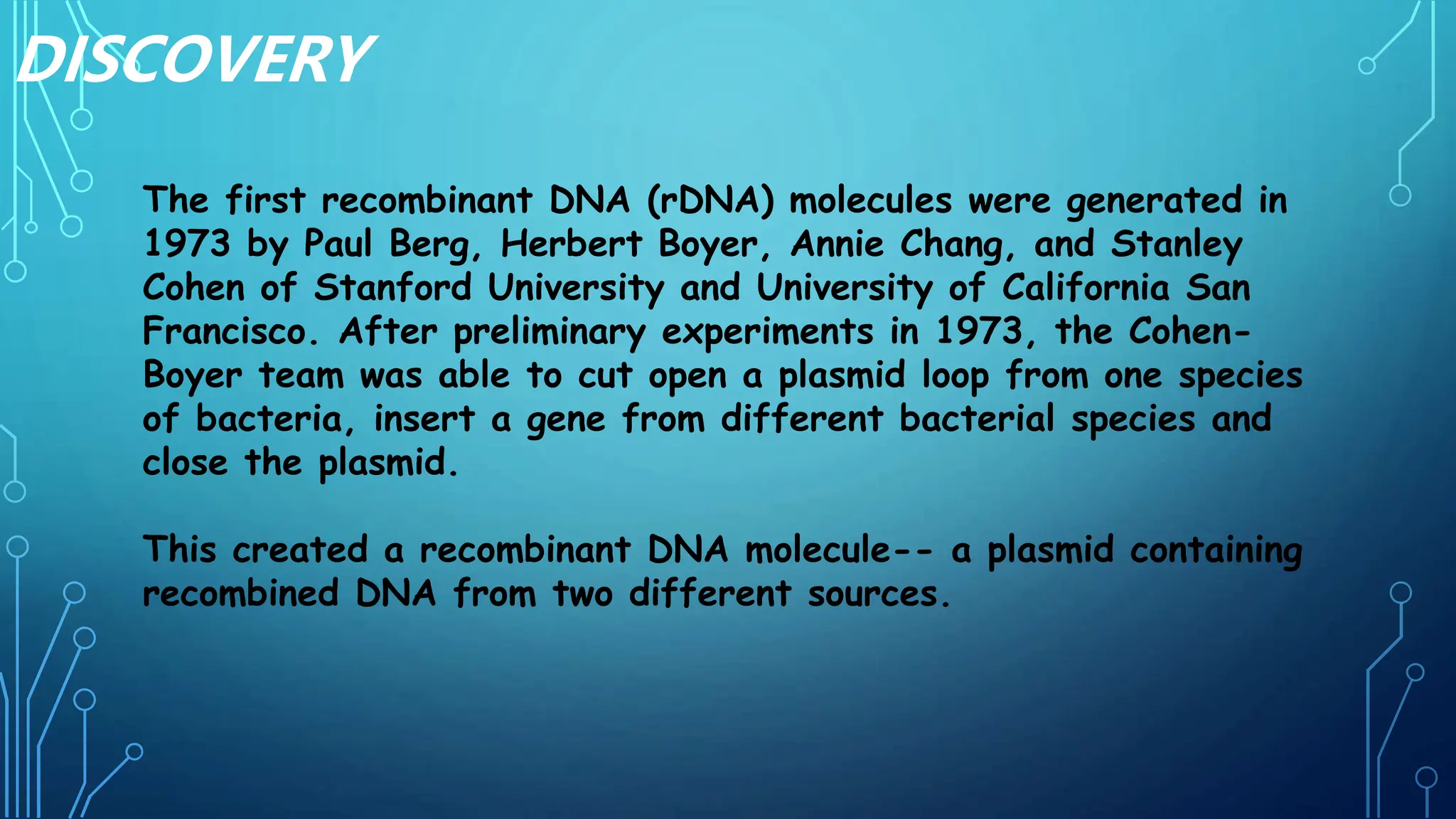 Principles of rDna technology | PPSX