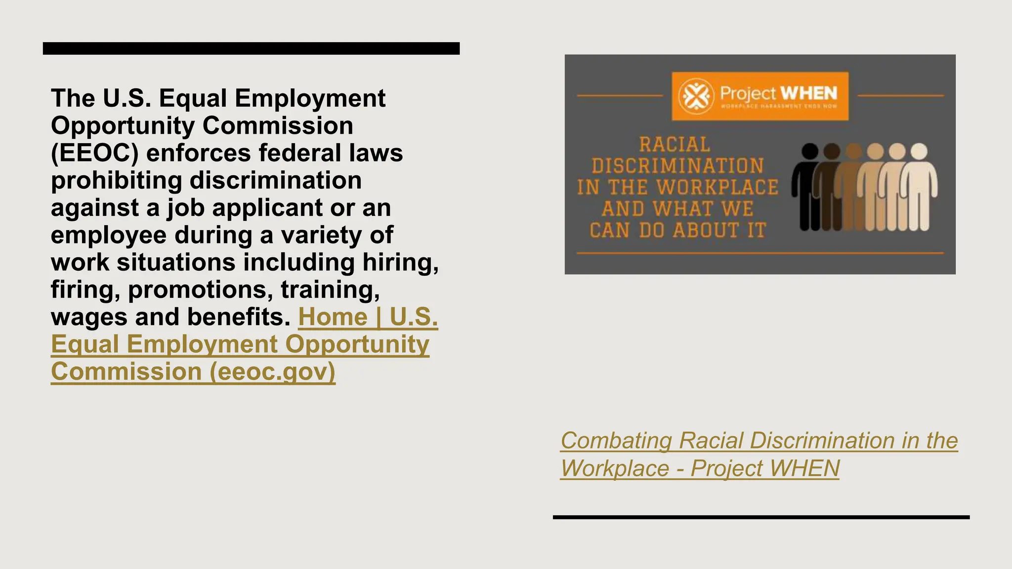 Workplace Discrimination | PPTX