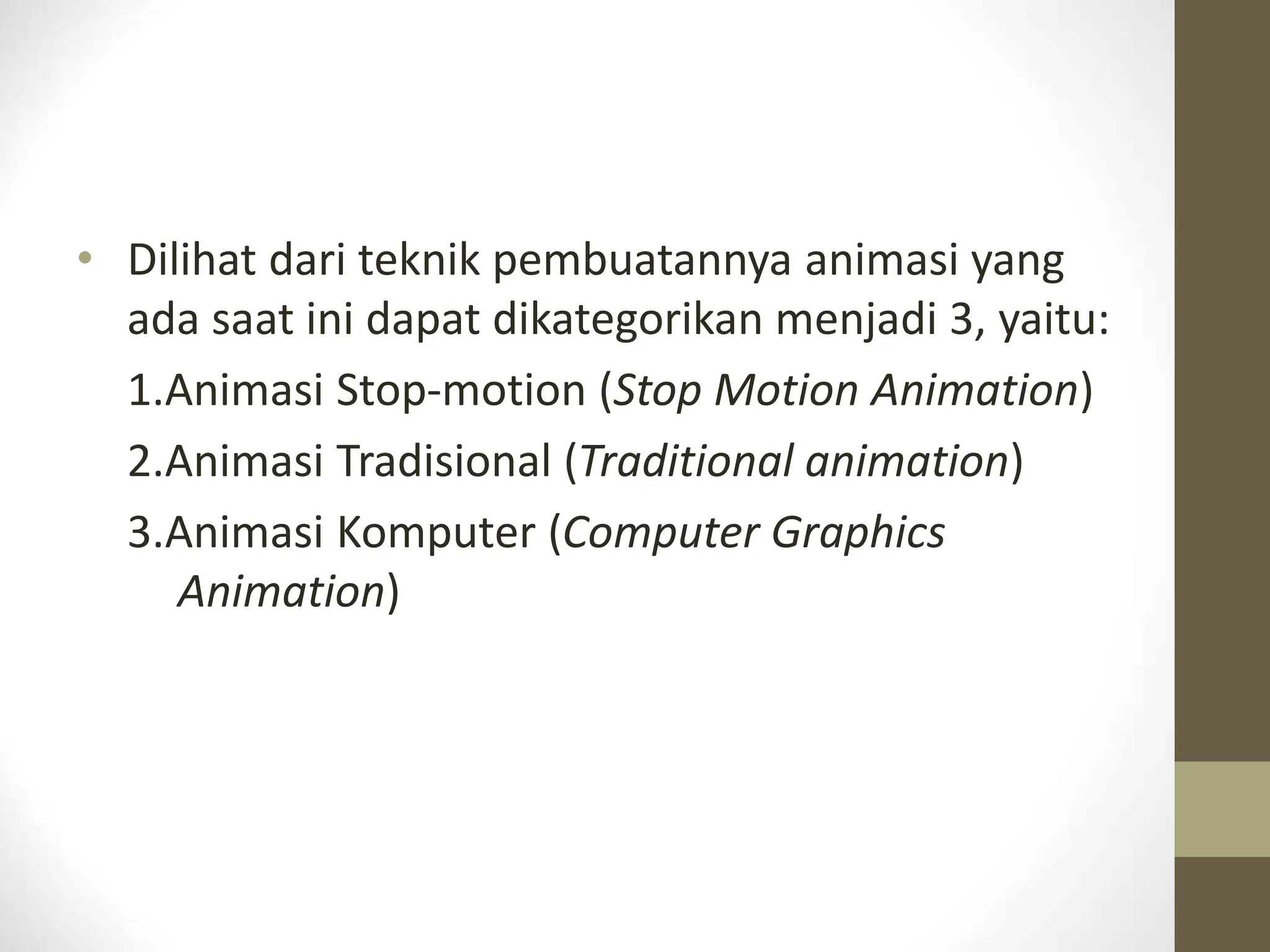 Pengenalan Animasi | PPT