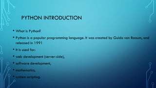 Presentation (1).pdf | Programming Languages | Computing
