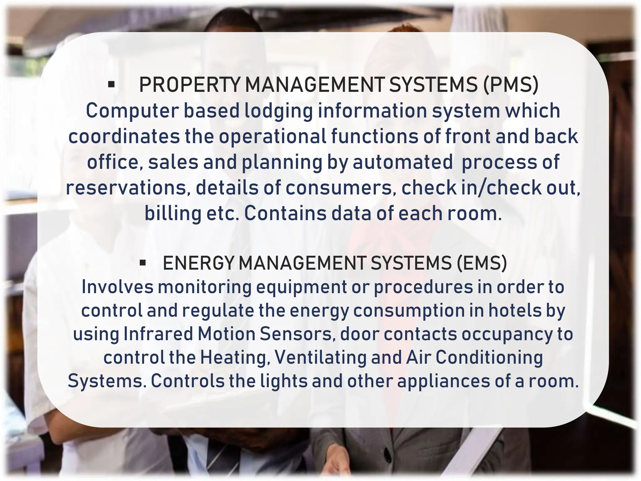 Application of IT in Hotel management | PPTX