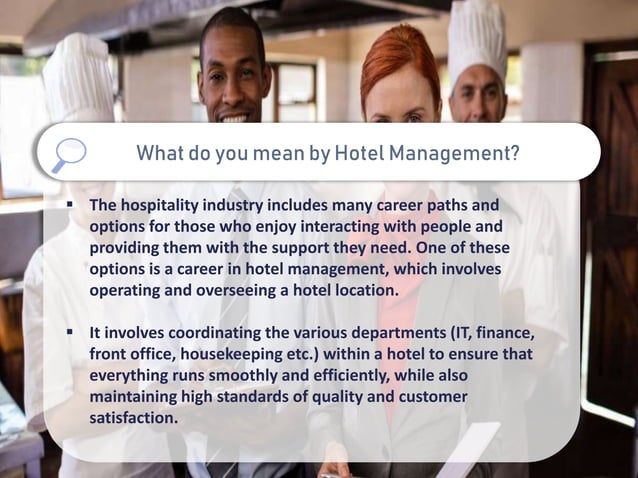Application of IT in Hotel management | PPTX