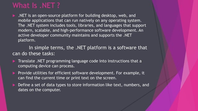 .NET Comprehensive guide to C# Covering advance topics and best ...