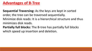 B TREE ( a to z concept ) in data structure or DBMS | PPT