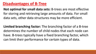 B TREE ( a to z concept ) in data structure or DBMS | PPT