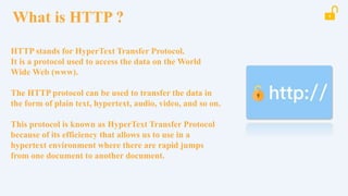 HTTP.pptx............................... | PPT