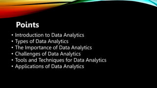 Big Data Analytics information And Tools | PPT