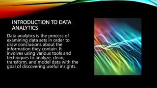 Big Data Analytics information And Tools | PPT