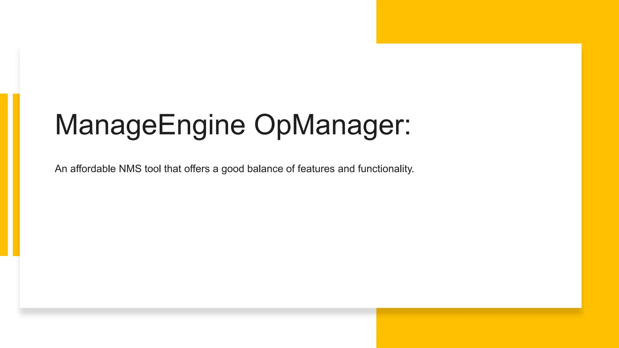 Network monitoring tools | PPTX