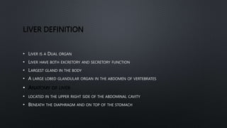 Liver SlideShare ppt | PPT