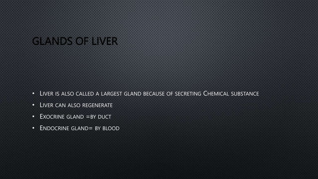Liver SlideShare ppt | PPT