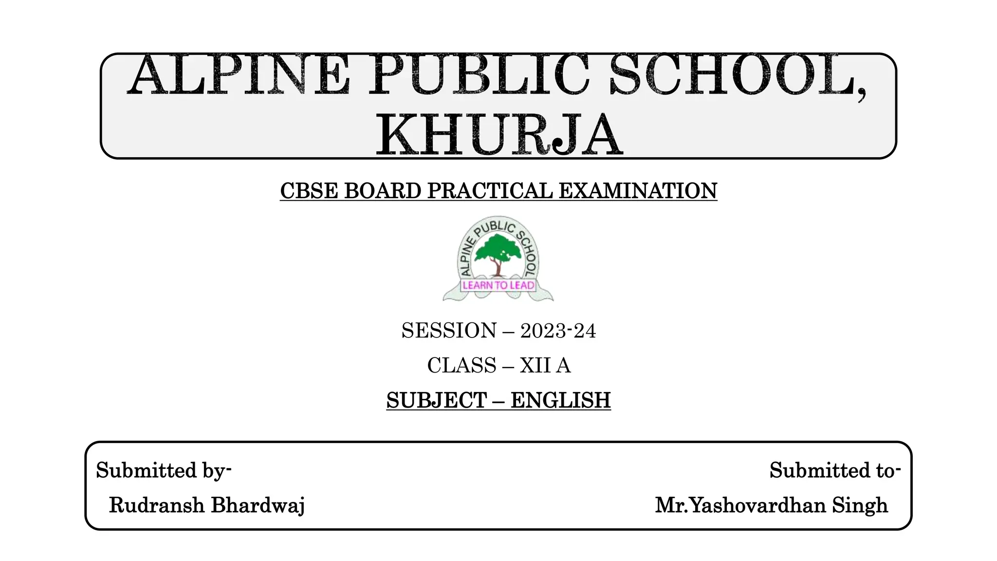 The Rattrap Class 12 Project File For ASL.pptx
