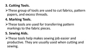 tools and equipment used in dressmaking.pptx