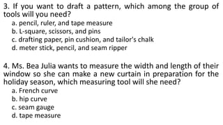 tools and equipment used in dressmaking.pptx