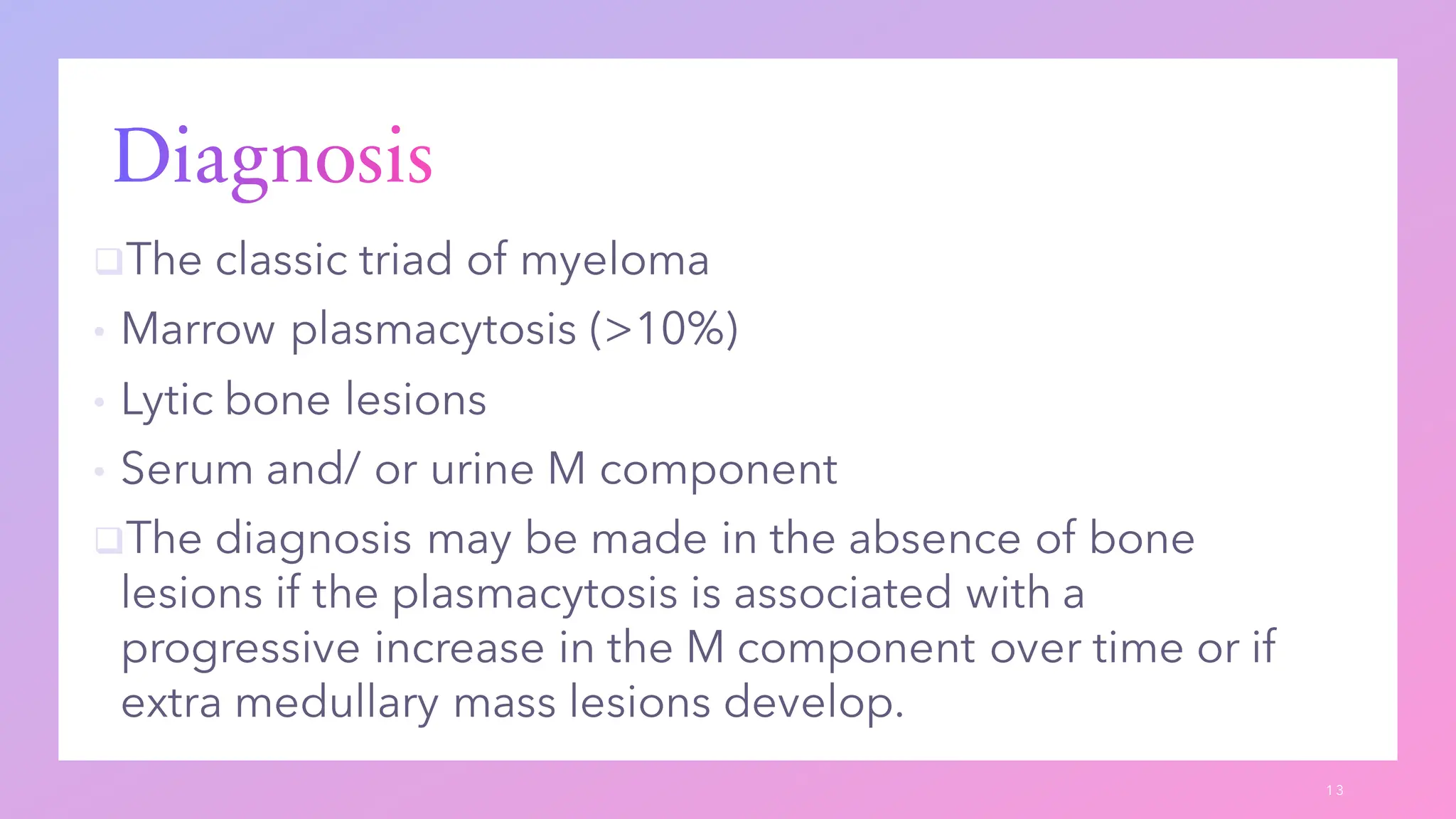MULTIPLE MYELOMA (MM) SLIDESHARE PRESENTATION | PDF
