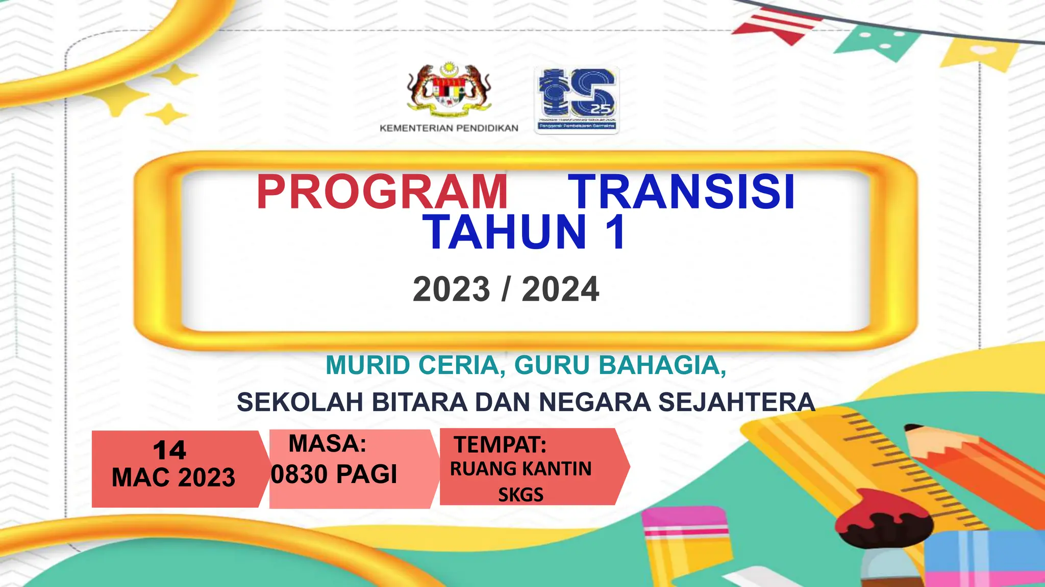 TRANSISI TAHUN 1 JADUAL TRANSISI TAHUN 1 | PPTX