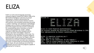 Turing revolution presentation(SCIENCE TECHNOLOGY SOCIETY) | PPTX