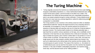 Turing revolution presentation(SCIENCE TECHNOLOGY SOCIETY) | PPTX